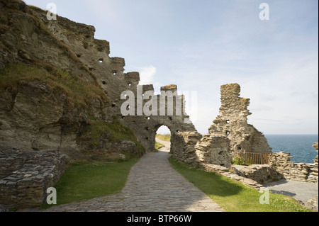 Tintangel Castle, Cornwall, UK Stock Photo - Alamy