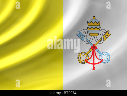 Holy See Vatican City flag Stock Photo - Alamy