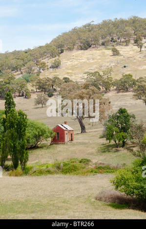 Australia, Central Victoria, Sutton Grange, Landscape with Mt Alexander ...
