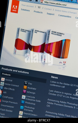 Adobe store website screen shot Stock Photo - Alamy