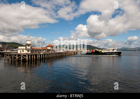 Ferry leaving Dunoon, Scotland Stock Photo - Alamy