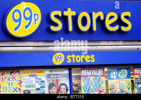 99p Stores sign logo, London, England Stock Photo - Alamy