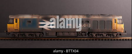 Class 50 Diesel Locomotive, BR Blue Large Logo livery Stock Photo - Alamy