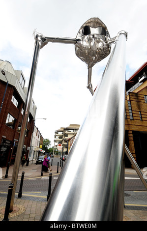 The War of the Worlds statue in Woking The sculpture was created by ...