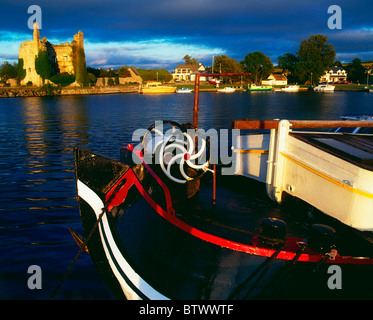 Dromineer,Lough Derg,Co Tipperary,Ireland;Lone Boat By The Lake At ...