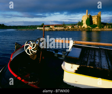 Dromineer,Lough Derg,Co Tipperary,Ireland;Lone Boat By The Lake At ...