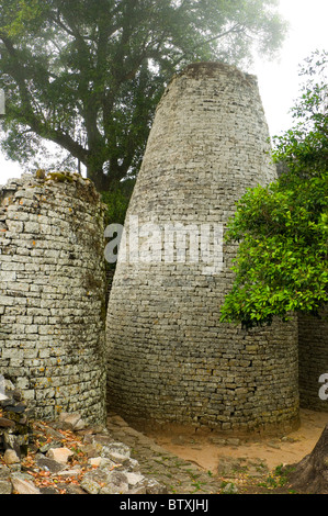 The Conical Tower at Great Zimbabwe Africa Stock Photo - Alamy