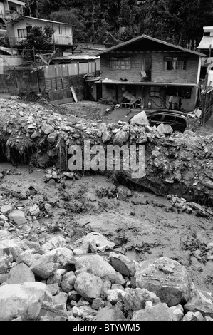 Landslides, mudslides and floods Escazu Costa Rica Stock Photo - Alamy