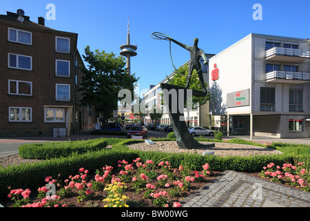Denkmal fuer Peter Minuit, Seefahrer und Gruender von Manhattan, New ...