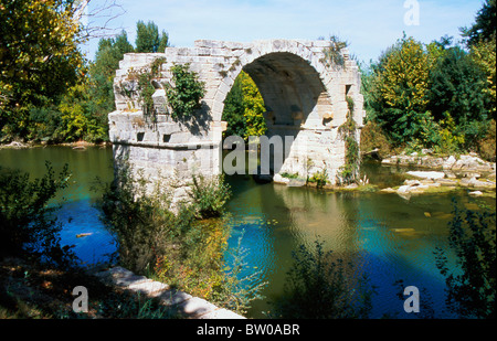 France, Herault, Via Domitia, Villetelle, Ambrussum, ruins of the ...