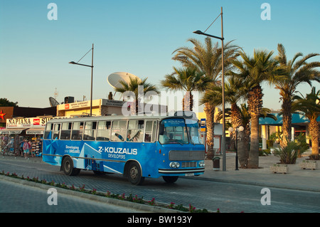 Intercity bus service on the island of Cyprus between the towns of ...