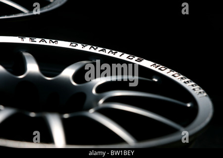 Team Dynamics Alloy Wheels in black finish Stock Photo - Alamy