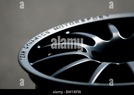 Team Dynamics Alloy Wheels in black finish Stock Photo - Alamy