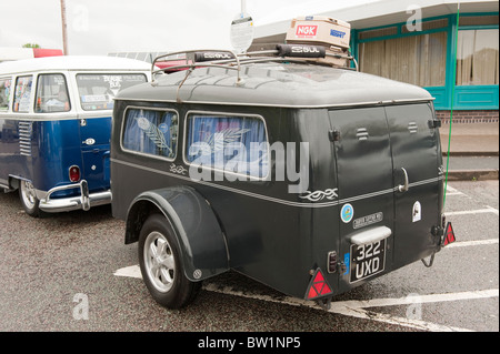 Westphalia Funeral Coffin Trailer on Volkswagen VW Campervan Stock ...