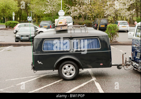 Westphalia Funeral Coffin Trailer on Volkswagen VW Campervan Stock ...