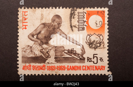 Indian Postage Stamp, 2 rupees Stock Photo - Alamy