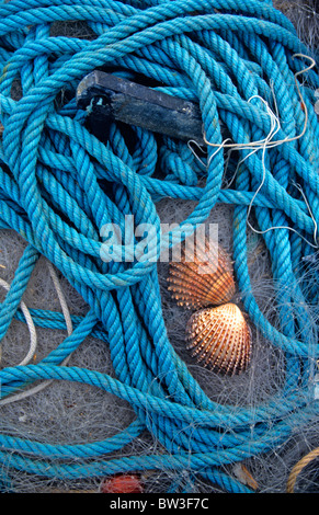 Still life arrangement of fishing nets Stock Photo - Alamy