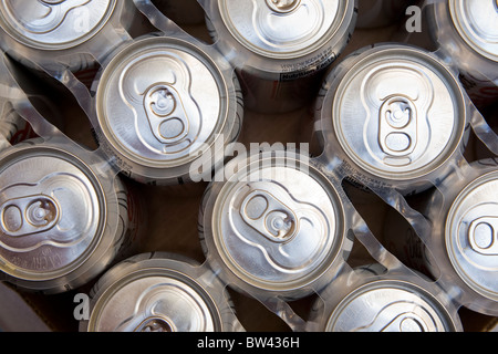 Large group of unopened soda cans Stock Photo - Alamy