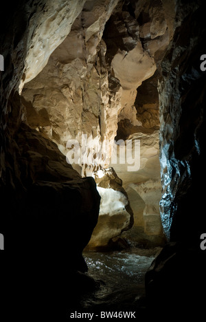 Cave Stream Scenic Reserve in the South Island of New Zealand Stock ...