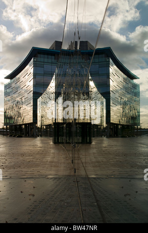 BBC building Quay House in Media City UK, Salford Quays, Salford Stock ...
