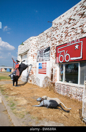 route 66 chelsea oklahoma Stock Photo - Alamy