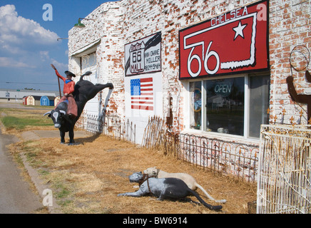 route 66 chelsea oklahoma Stock Photo - Alamy