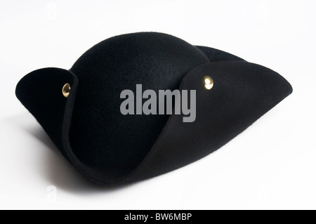 colonial tricorn or tricorne hat Stock Photo - Alamy