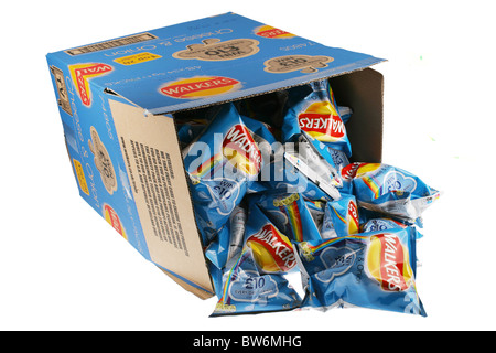 48 Pack Box of Crisps Stock Photo - Alamy