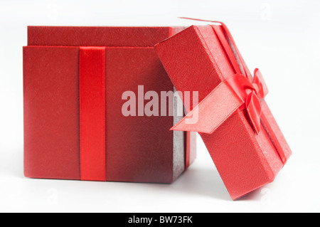 red gift box for gifts at christmas,birthday or valentine's day Stock ...