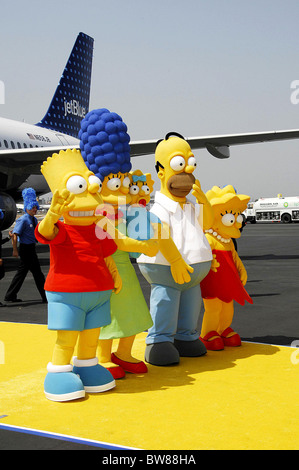 Simpsons JetBlue Event Stock Photo - Alamy