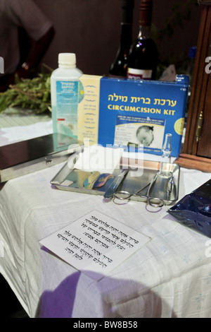 Circumcision - Brit Milah Ceremony the tools and implements used by the ...