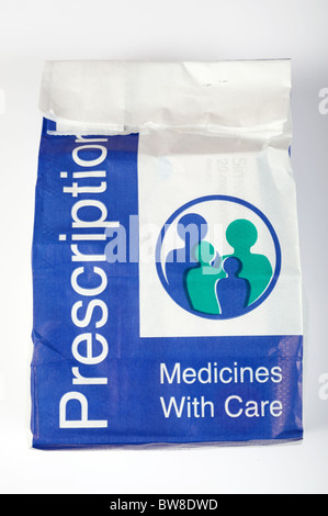 UK NHS prescription packet Stock Photo - Alamy