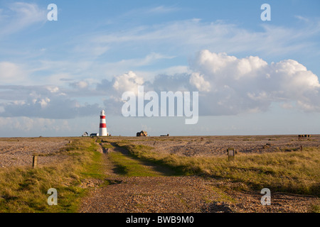 Orford Ness spit and lighthouse; Suffolk Stock Photo: 30326692 - Alamy