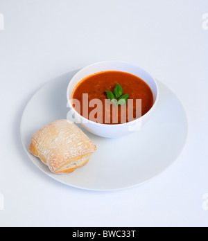 rustic tomato soup Stock Photo - Alamy