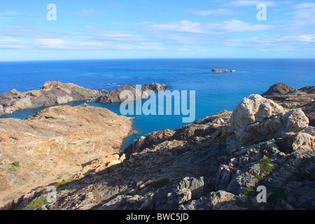 rocky cove at cap de creus on the costa brava in northern spain Stock ...