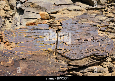 Spherical exfoliation of weathered sandstone. South Africa Stock Photo ...
