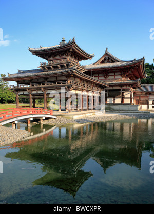 Byodo-in monastery, Phoenix hall (1053), Uji, near Kyoto, Japan Stock ...