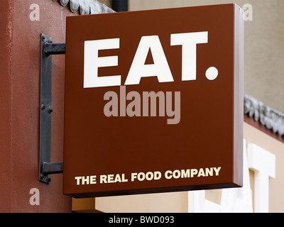 Just Eat logo sign outside fast food restaurant Stock Photo - Alamy