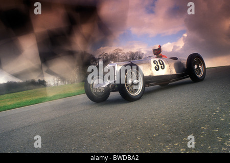 1932 Freddie Dixon Riley Special racing car engine Stock Photo - Alamy