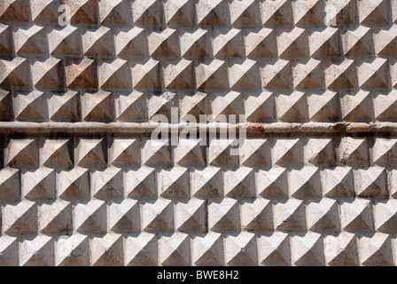 Diamond rustication on the Palazzo dei Diamanti, Ferrara Stock Photo ...