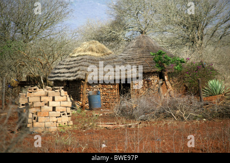 Swazi Homestead, Swaziland, South Africa Stock Photo - Alamy