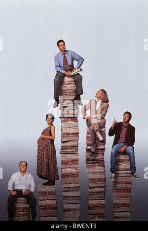 THE PAPER, Robert Duvall, Michael Keaton, 1994, (c)Universal Pictures ...