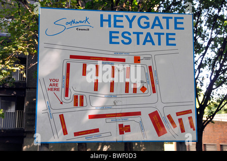 The Heygate Estate at Elephant and Castle flats empty ready for ...