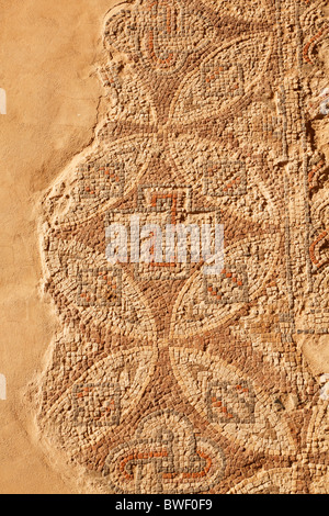 Roman mosaic, Curium Kourion historic site. Episkopi, Cyprus Stock ...