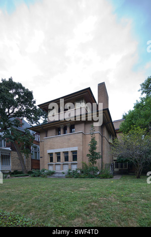 Isidore Heller House, by Frank Lloyd Wright, Hyde Park, Chicago ...