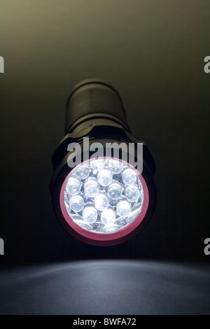 An LED, or light-emitting diode, flashlight Stock Photo - Alamy