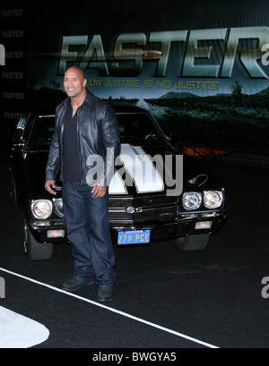 DWAYNE JOHNSON AKA THE ROCK FASTER CBS FILMS PREMIERE HOLLYWOOD LOS ...
