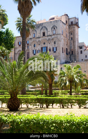 Italy, Sicily, Palermo, palace of the Norman kings, from 12th century ...