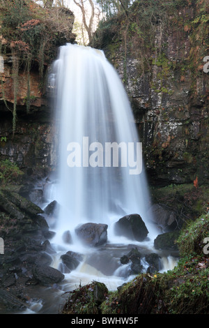 Melincourt Waterfall; Resolven; Wales; Rocks Stock Photo - Alamy