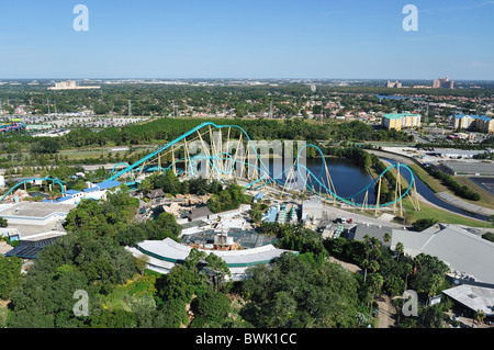 Aerial View of Seaworld Florida Stock Photo - Alamy